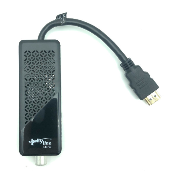 Decoder Stick Digitale Terrestre Con Cavo HDMI Integrato Jolly Line mod ...
